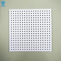 China Customized Wood Perforated Acoustic Wall Panel MDF Melamine Board for Home Decor for sale