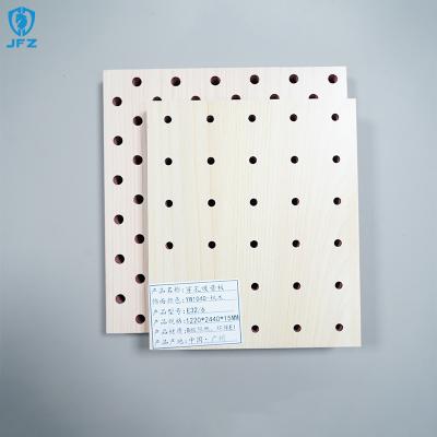 China Easy Installation Perforated Wood Acoustic Panel for Home Decor for sale