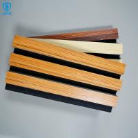 China MDF Wooden Acoustic Slat Panel 2400x600mm for Home Theater Soundproofing for sale