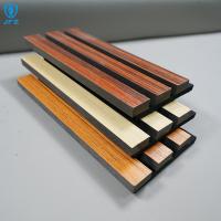 China MDF Wooden Acoustic Slat Panel 2400x600mm for Home Theater Soundproofing for sale