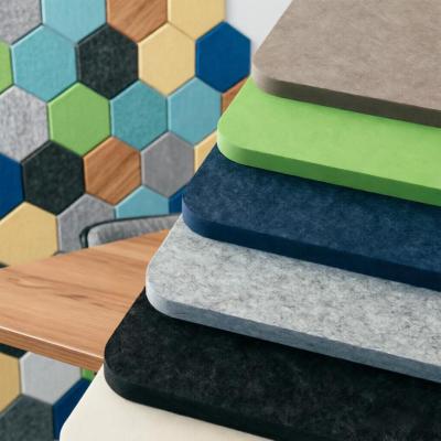 China Modern Design 3D Acoustic Panel Natural Polyester Acoustic Panel for sale