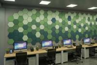 China Hexagon Acoustic Panel High Quality Acoustic Polyester Fiber Panel for sale