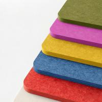 China PET Polyester Fiber Acoustic Board Durable Acoustic Felt Panel for sale