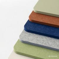 China High-Density PET Polyester Fiber Panel Natural Acoustic Wall Panel for sale