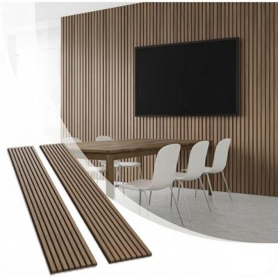China Noise Reduction MDF Acoustic Wall Panel Melamine Board for Room Decor for sale