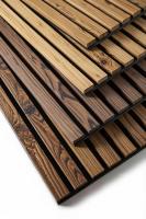 China Acoustic Wood Wall Panel MDF Akupanel Wood Veneer 15mm for Hall Decoration for sale