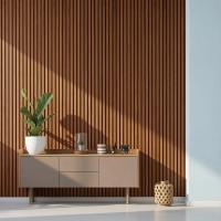 China Acoustic Wood Wall Panel MDF Akupanel Wood Veneer 15mm for Hall Decoration for sale