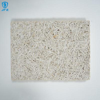China Customized Wood Wool Acoustic Wall Panel 15mm 20mm 25mm Durable Sound Absorbing Ceiling Board for Studio for sale