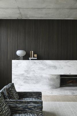 China Minimalism Acoustic Wood Wall Panel MDF 3D Wall Panel for sale