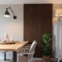 China Acoustic Wood Wall Panel Natural Veneer Melamine Board 21mm Soundproof for Office for sale