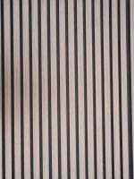 China Walnut Wood Veneer Acoustic Wall Panel 21mm MDF Sound Absorbing Panel for Home Decor for sale
