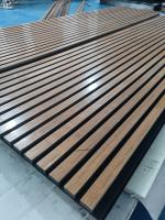 China Noise Reduction Wood Acoustic Panel Flame Retardant MDF Melamine Board for sale