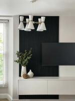 China Decor Interior Melamine Board MDF Wood Veneer Acoustic Felt Panel for sale