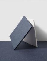 China Customized 100% Polyester Fiber Sound Absorbing Panel 1220x2440mm 12mm for Hall for sale