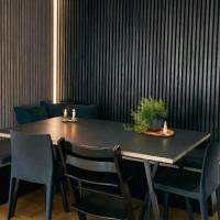 China Black Acoustic Wood Wall Panel High Quality Melamine Board for Home Decor for sale