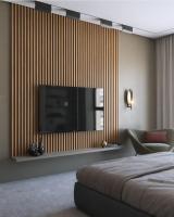 China Model Acoustic Wood Wall Panel Durable Acoustic Ceiling Panel for Studio for sale