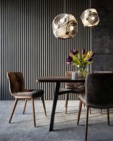 China Black Wood Slat Acoustic Panel 21mm Melamine Board Soundproof for Hall for sale
