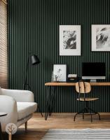 China Natural Melamine Board MDF Acoustic Ceiling Panel for Studio for sale