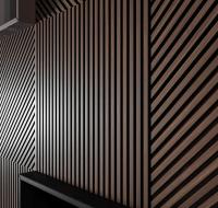 China Walnut Wood Acoustic Wood Panel High Quality Acoustic Ceiling Panel for sale