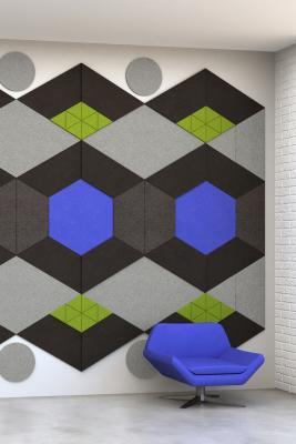 China Competitive Price Polyester Fiber Acoustic Panel PET Acoustic Board for Office for sale