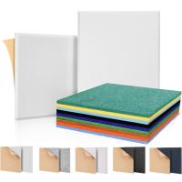 China PET Acoustic Polyester Fiber Sheets Decor Interior Acoustic Felt Panel for sale