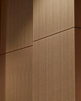 China Free Samples Perforated Acoustic Panel Natural Melamine Board for Studio for sale