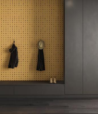 China MDF Perforated Acoustic Ceiling Panel 600x600mm Sound Absorbing for Hotel for sale
