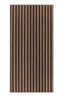 China Customized Acoustic Wood Wall Panel MDF Walnut Wood Melamine Board for Hall for sale