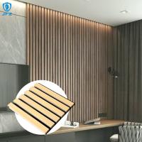 China Elegant Decorative Acoustic Wood Panel Natural Akupanel Melamine Board for sale