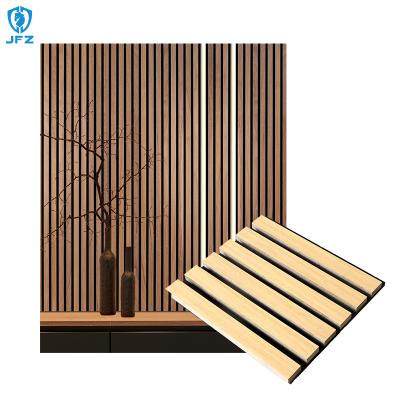 China Walnut Wood Acoustic Wall Panel Durable Wood Wall Paneling Sheets for Home Decor for sale
