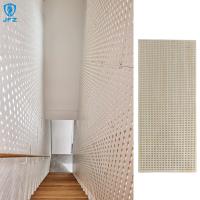 China Decor Interior Perforated Acoustic Panel Noise Reduction MDF Wood Veneer for Office for sale