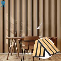 China Walnut Wood Acoustic Ceiling Panel High Quality Acoustic Wood Panel for Home Decor for sale