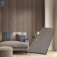China Elegant Decorative Acoustic Wood Wall Panel Simple Akupanel Melamine Board for Studio for sale