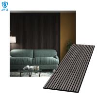 China Wood Slat Acoustic Panel 21mm Soundproof Fireproof Ceiling Panel for Bedroom for sale