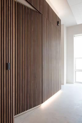 China Modern Design Acoustic Wall Panel Noise Reduction Acoustic Slat Wall Panel for Bedroom for sale