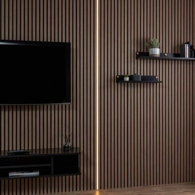 China Acoustic Slat Wall Panel Noise Reduction Akupanel Grey Acoustic Ceiling Panel for Studio for sale