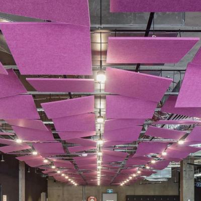 China High Quality Acoustic Ceiling Panel Decor Interior Polyester Fiber Acoustic Panel for Office for sale
