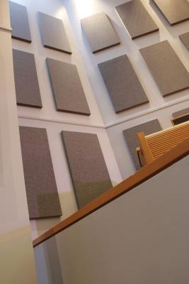 China Durable Fabric Wrapped Acoustic Board Easy Installation Glass Fiber Acoustic Panel for Office for sale
