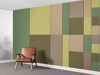 China Durable Polyester Fiber Acoustic Panel Simple PET Acoustic Wall Panel for Home Decor for sale