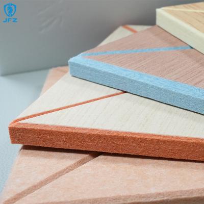 China Fireproof PET Acoustic Felt Panel Noise Reduction Polyester Fiber Acoustic Panel for Studio for sale