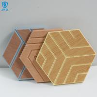 China Eco-Friendly Hexagon Acoustic Panel Stylish Decor Polyester Fiber Acoustic Panel for Home Decor for sale