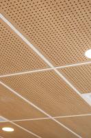 China Modern Design Perforated Acoustic Wood Wall Panel Durable Acoustic Ceiling Panel for Office for sale