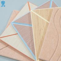 China Customized Polyester Fiber Acoustic Panel Durable PET Acoustic Ceiling Panel for Home Decor for sale