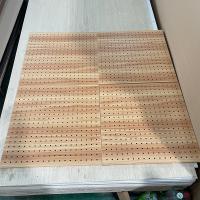 China Eco-Friendly Perforated Acoustic Wall Panel Durable Acoustic Wood Panel for Hall for sale