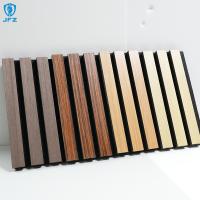 China Noise Reduction Wood Slat Acoustic Panel MDF Akupanel Wood Acoustic Panel for Home Decor for sale