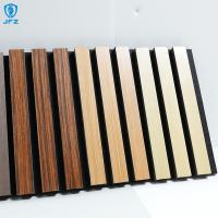 China Natural Acoustic Wood Slat Panel Durable Akupanel Acoustic Ceiling Panel for Hall for sale
