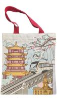 China 14 Oz Digital Color Printing Non-Woven Tote Bag | Custom Promotional Bags with 100% Cotton Handles for sale
