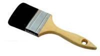 China Black Thick Bristle Paint Brush 2