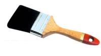 China ODM Boar Black Bristle Paint Brush 1-3 Inch with Lacquered Wood Handle for Professional Painting for sale