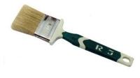China Double Boiled White Bristle Painting Brush with Two-Component Handle for Industrial and Civil Applications for sale
